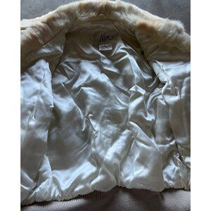 Elam | Jackets & Coats | Vintage Elam White Brown Beige Rabbit Fur Zip ...